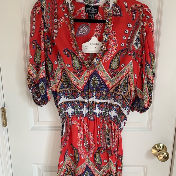Angie | Tops | Angie Red Tunic Small | Poshmark